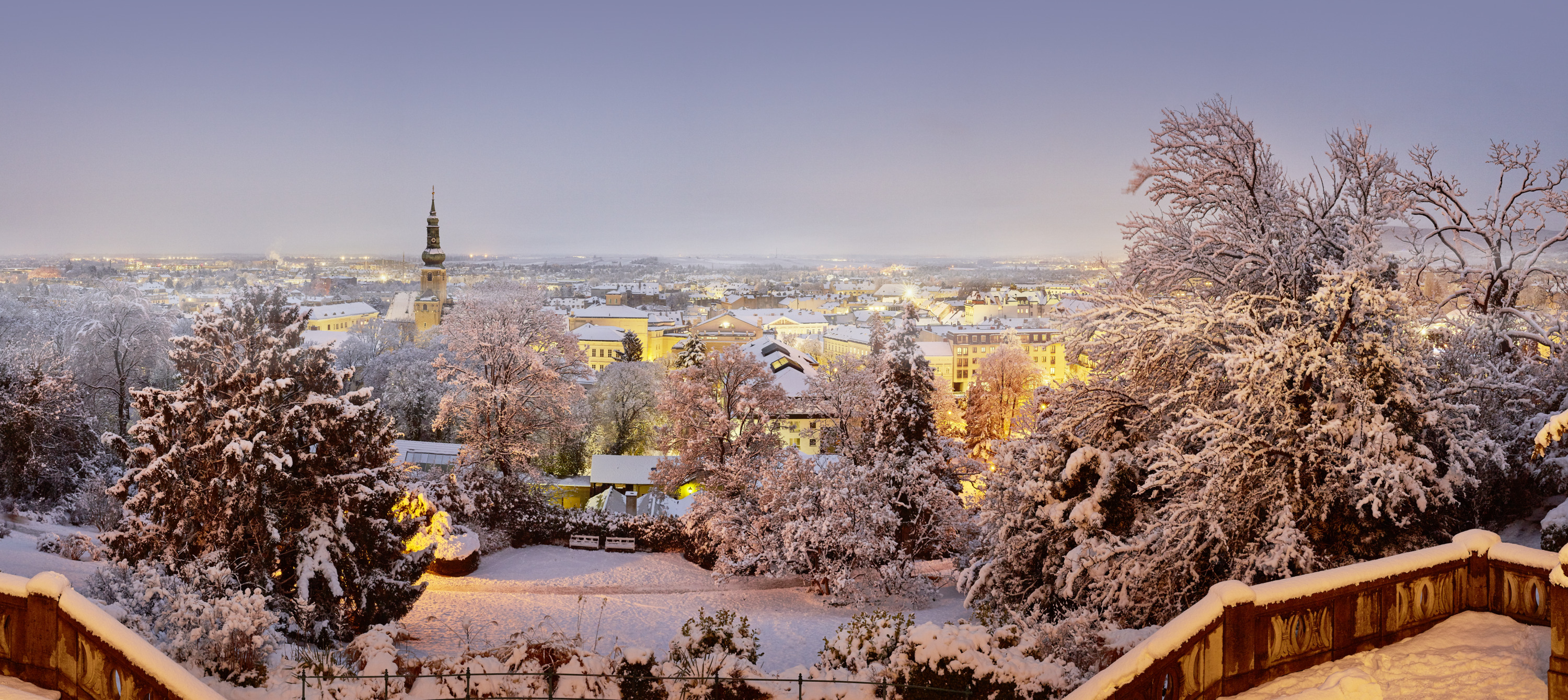 Baden bei Wien - Niederösterreichs Städte im Winter